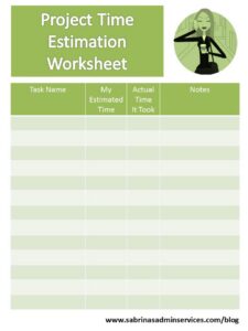How To Improve Estimating Time on Tasks in Your Business - Sabrinas ...