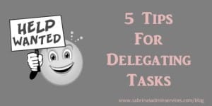 5 tips for delegating tasks