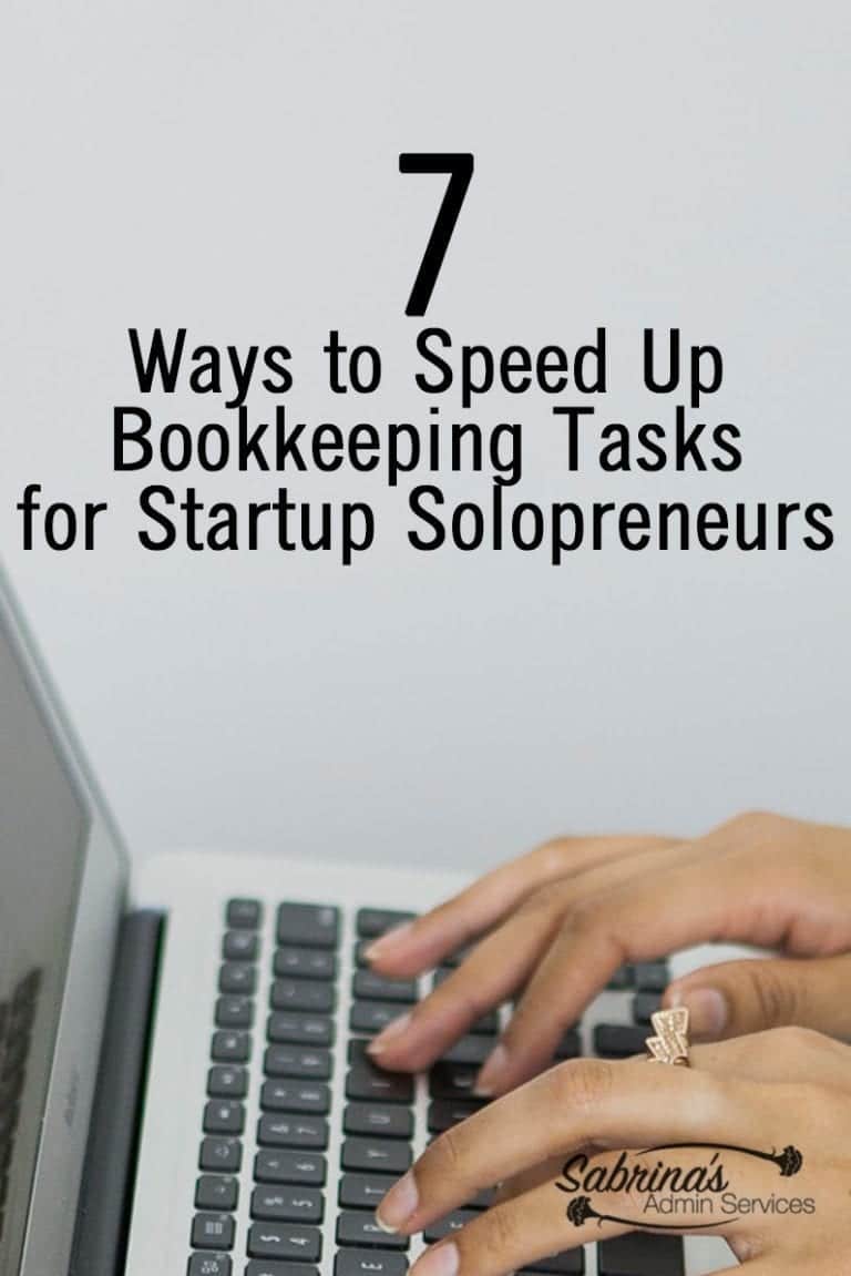 7 Ways to Speed Up Bookkeeping Tasks for Startup Solopreneurs ...