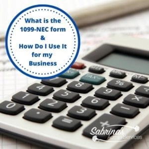 What is the 1099-NEC form? - Sabrinas Admin Services