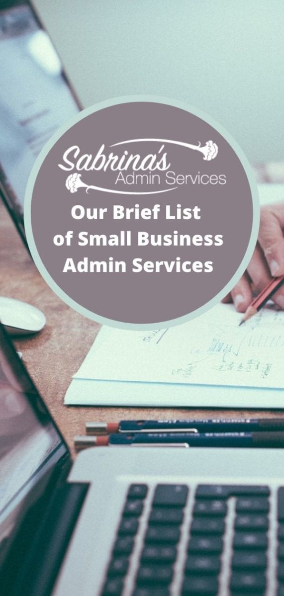 Suite of Small Business Support Admin Services