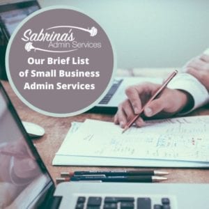 Suite of Small Business Support Admin Services