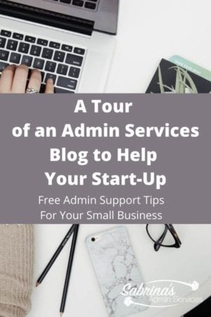 A Tour of an Admin Services Blog to Help Your Start-Up
