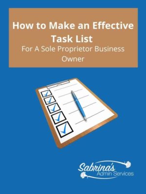 How to Make an Effective Task List For Solopreneurs
