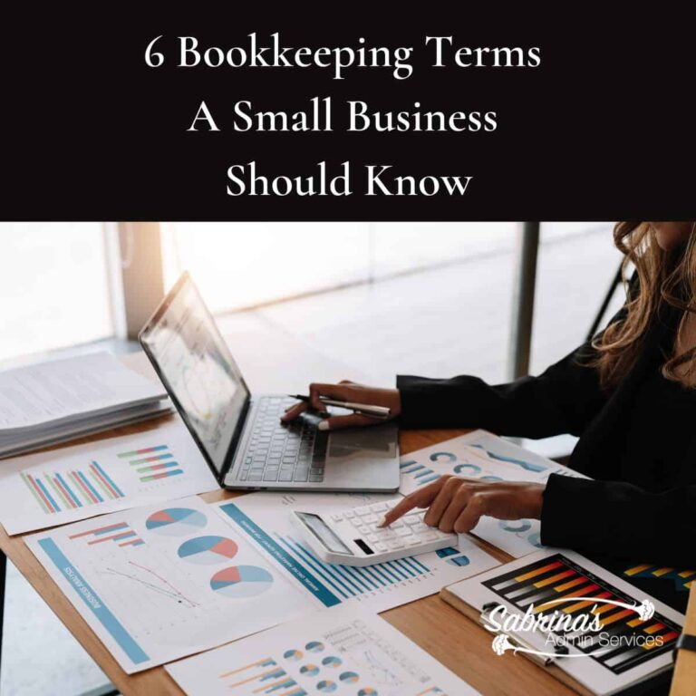 Bookkeeping Terms A Small Business Should Know