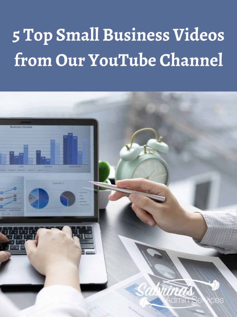 5 Top Small Business Videos from Our YouTube Channel - Sabrinas Admin ...