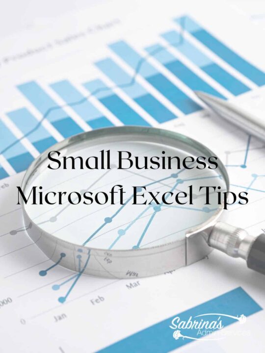 Small Business Microsoft Excel Tips