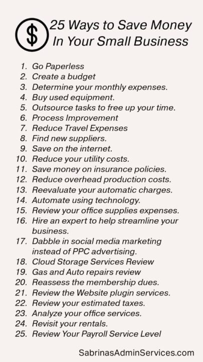 25 Ways to reduce business expenses in 2025{easy tips}