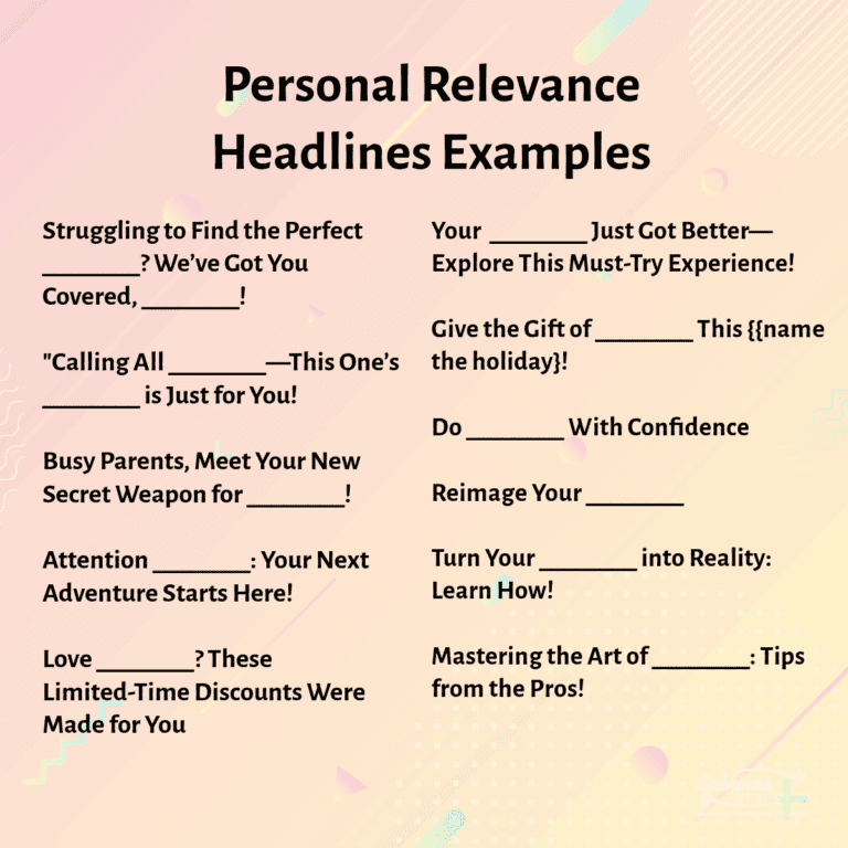 Catchy Headlines For Social Media Posts and PPC Ads - Sabrinas Admin ...
